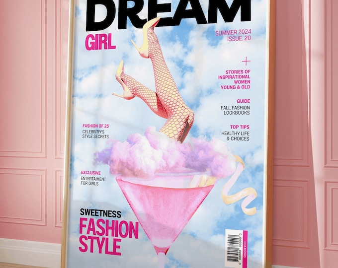 Hot Girl Prints, Girly Prints, Trendy Wall Art, Luxury Poster, Magazine ...