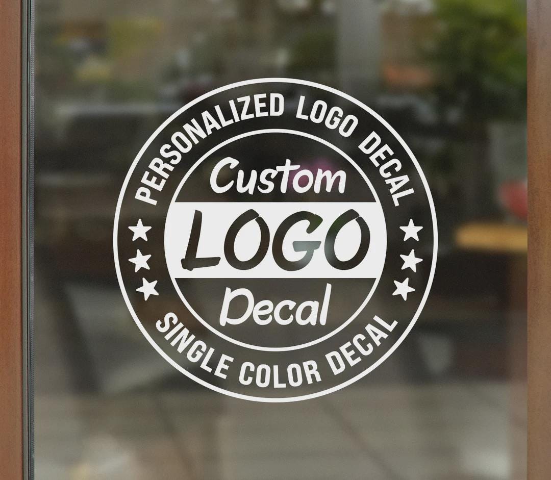 Custom One-color Vinyl Decals — Personalized, Durable & Easy to Apply ...