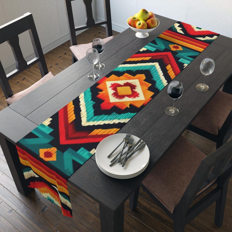 Aztec Table Runner - Etsy