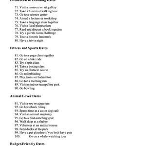 Creative Date Night Plans and Printable Templates - Etsy UK