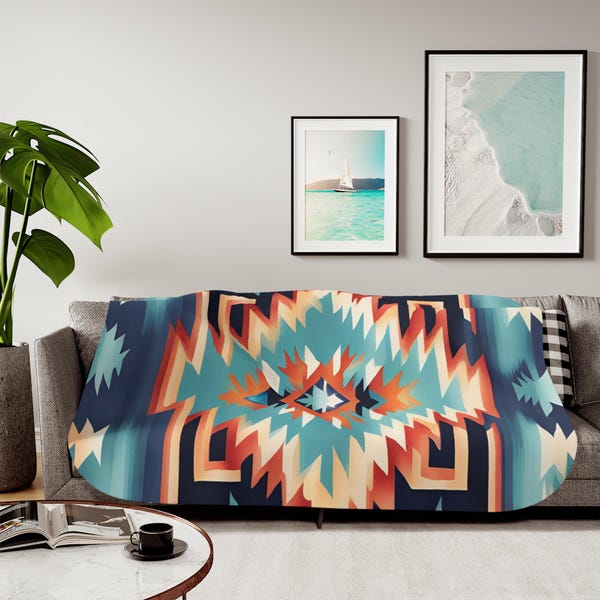 Aztec Throw - Etsy