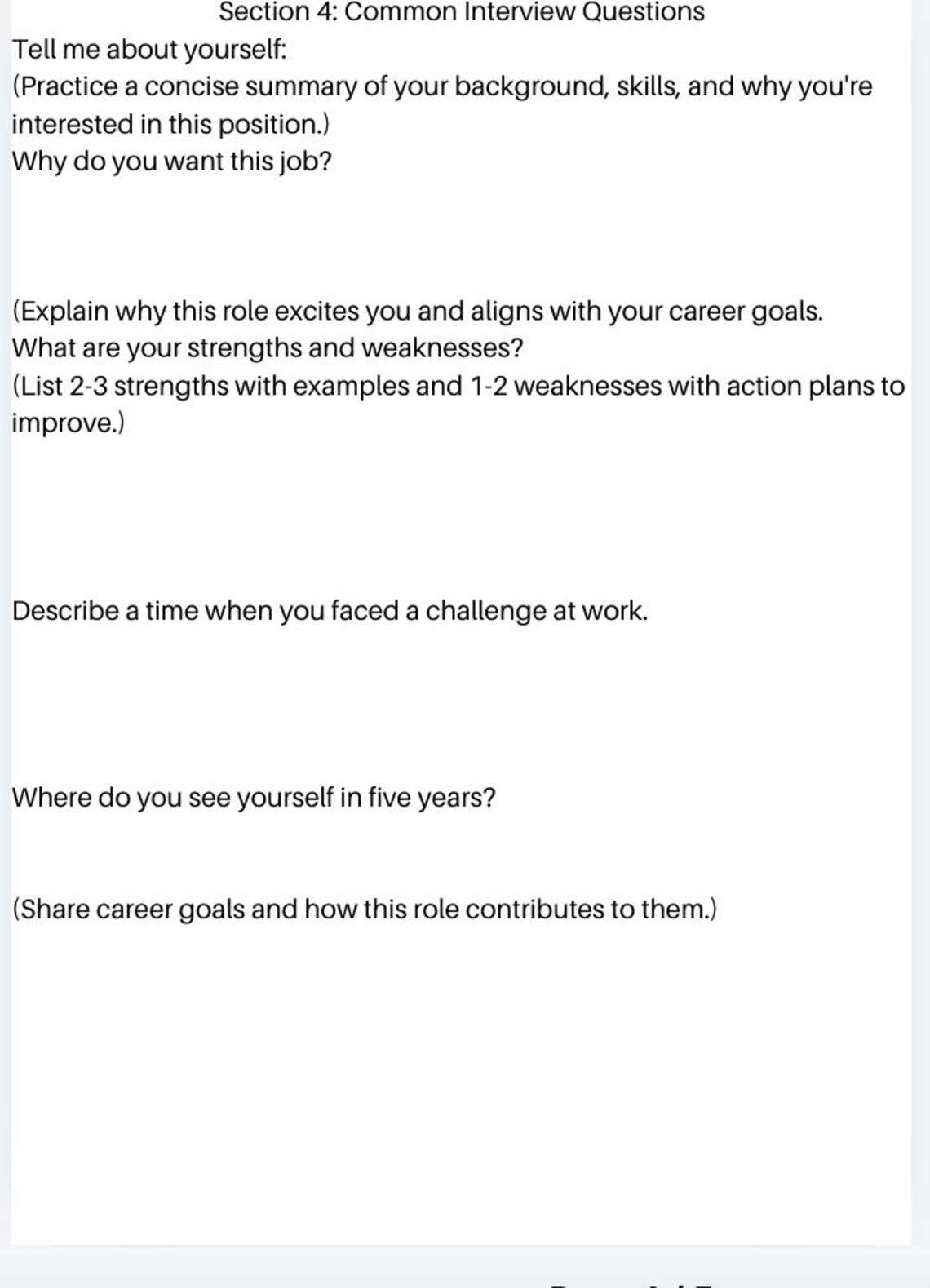 Job Interview Preparation Guide With Application Trackerjob Interview ...