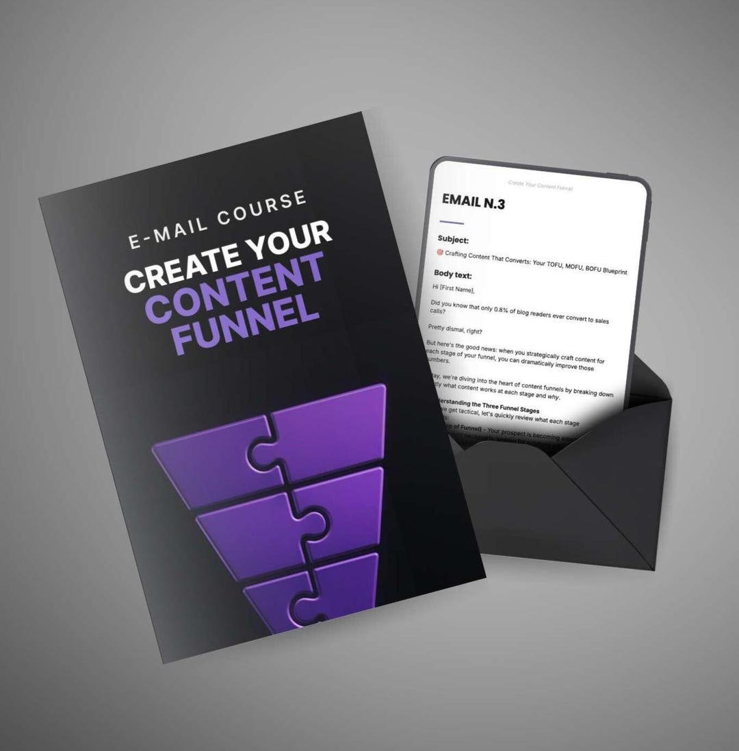 Content Funnel Template for Creators | Marketing Strategy Planner ...