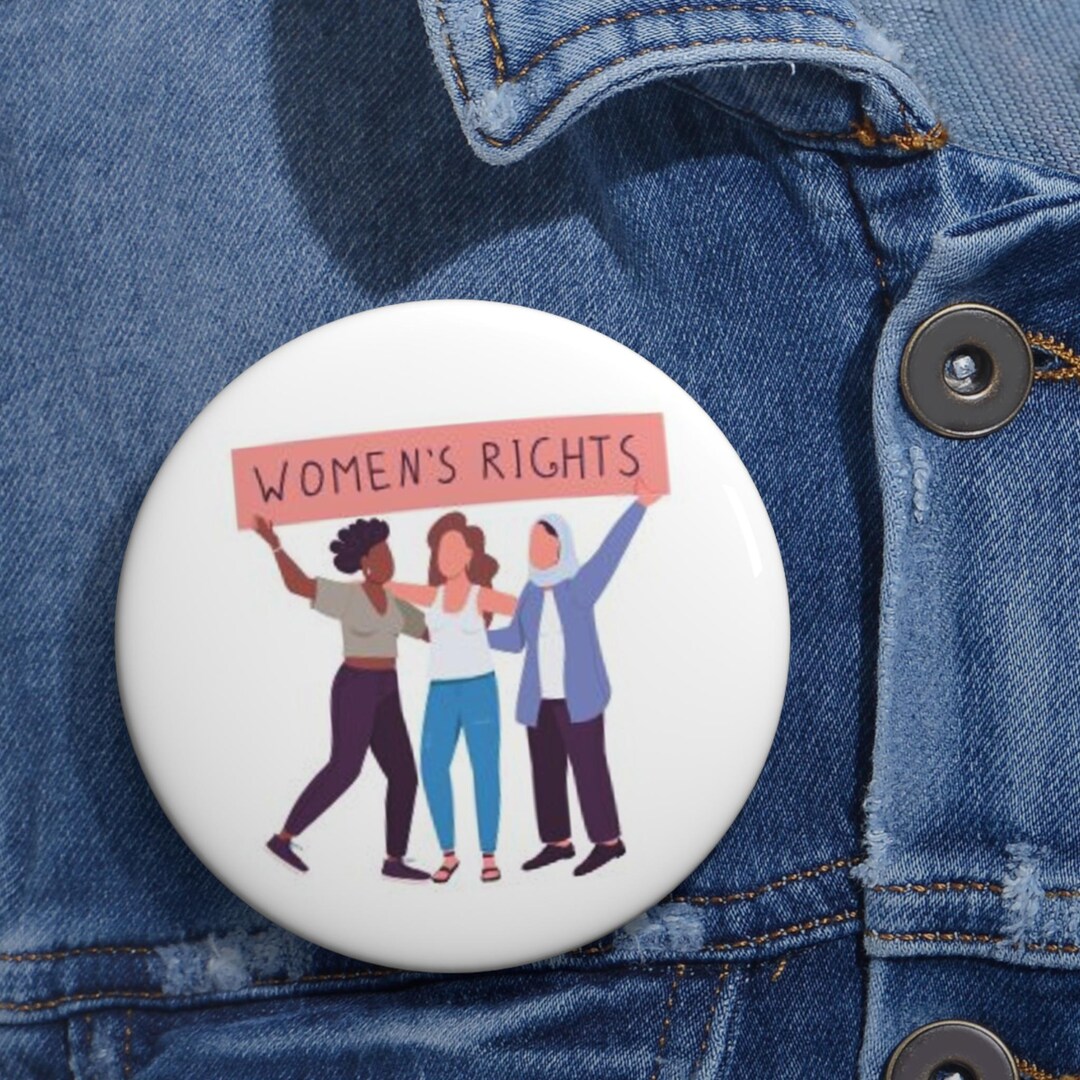 Feminist Custom Empowerment Badges Unique Statement Pins & Activist ...