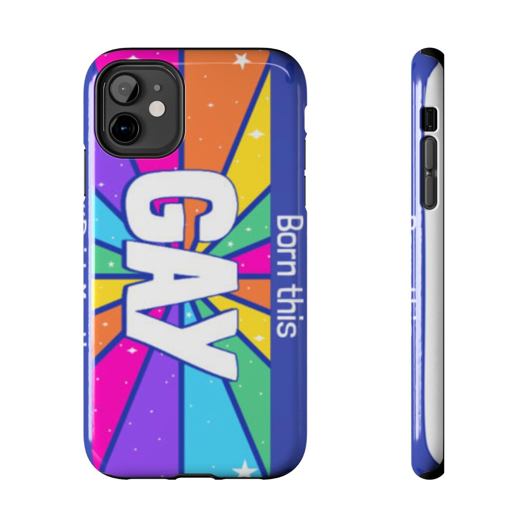 Gay Pride Phone Case - LGBT Rainbow Tough Cover, Protective LGBTQ+ ...