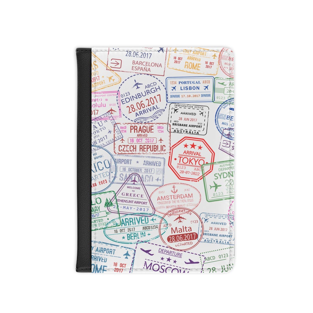 World Map Passport Organizer Holder for Travel Adventurestravel ...