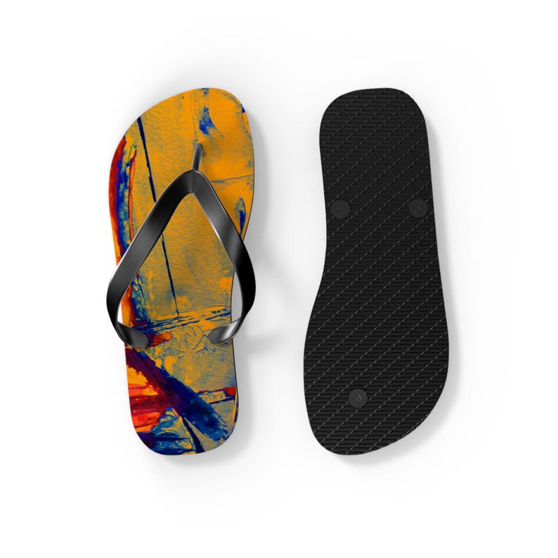 Colorful Flip Flops | Rainbow Beach Sandals, Summer Shoes, Vacation ...