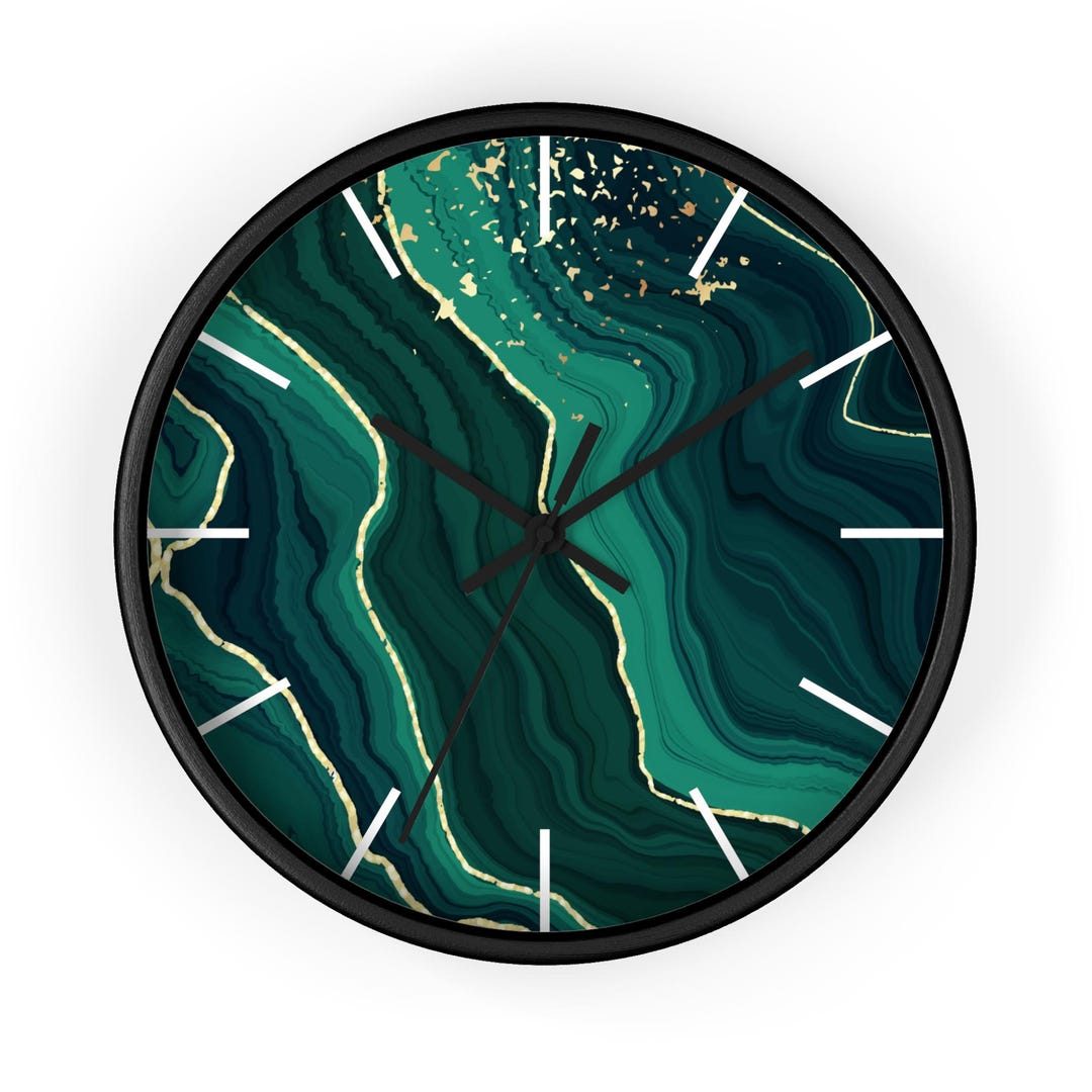 Artistic Wall Clock, Unique Home Decor, Modern Timepiece, Creative ...