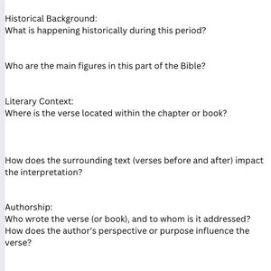 Digital Scripture Study Guide: Verse Analysis Template & Journaling ...