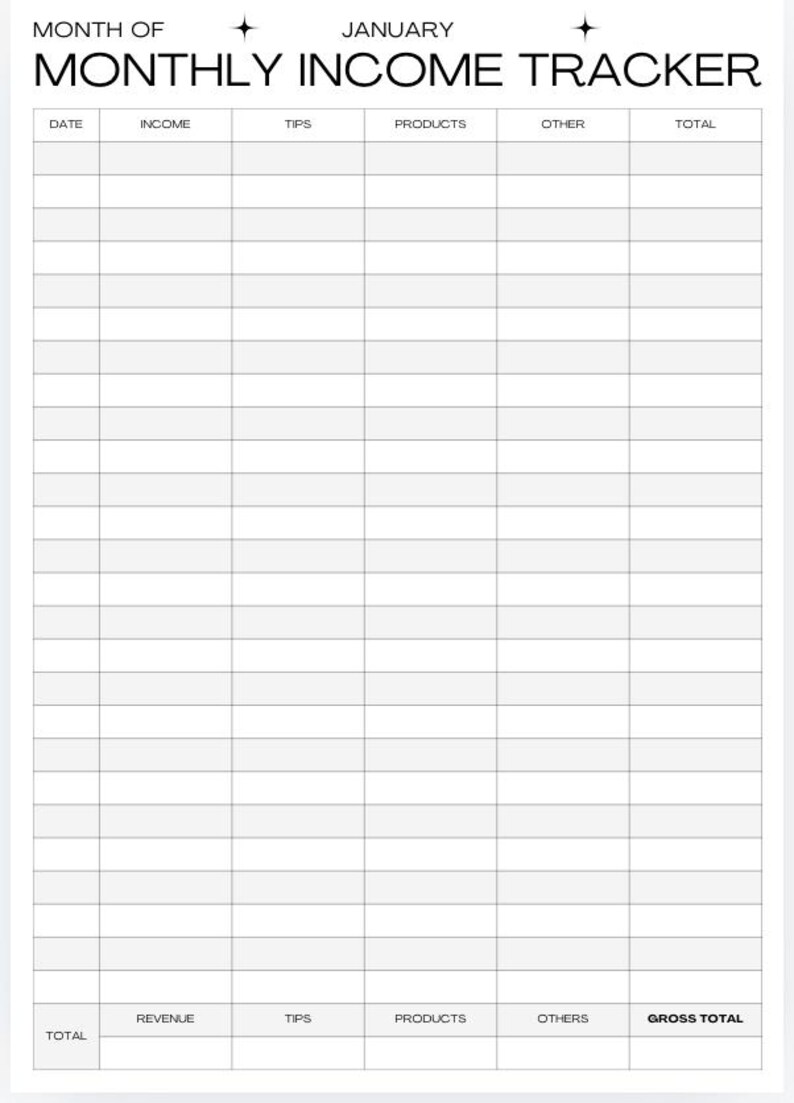 Printable Expense Tracker & Savings Tracker Budget Planner PDF ...