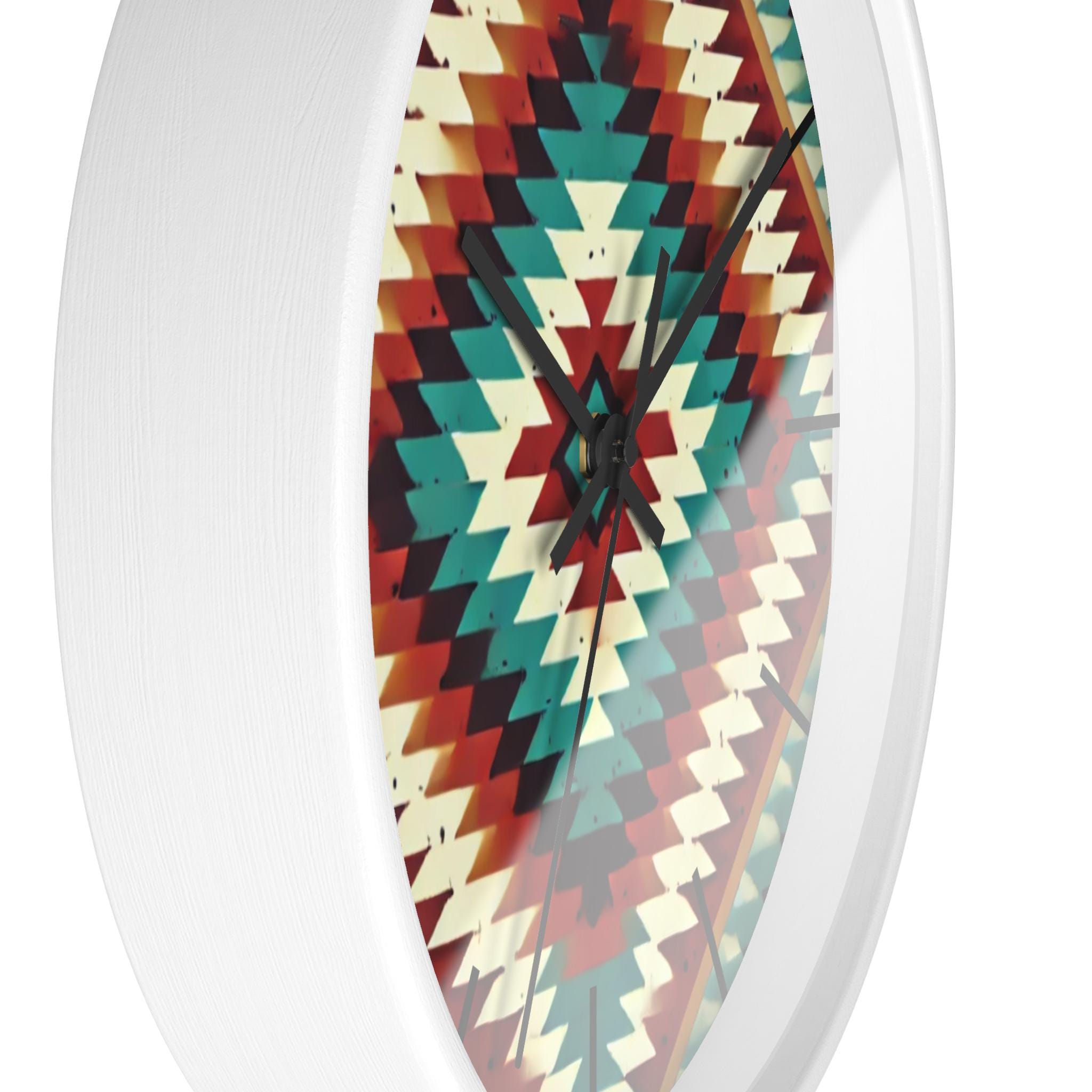 Aztec Mexican Wall Clock, Tribal Home Decor, Unique Clock, Ethnic ...