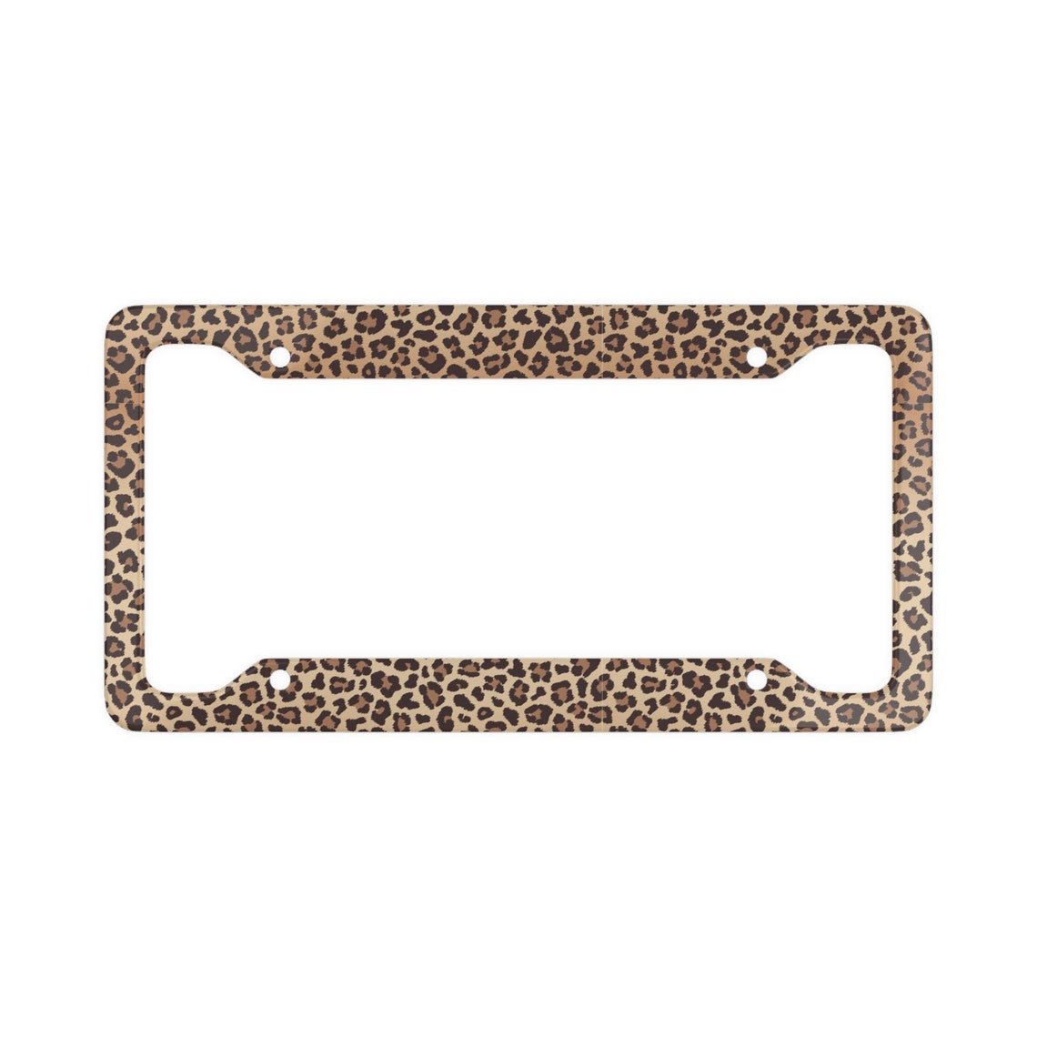 Leopard License Plate Frame | Stylish Car Accessory & Animal Print Gift ...