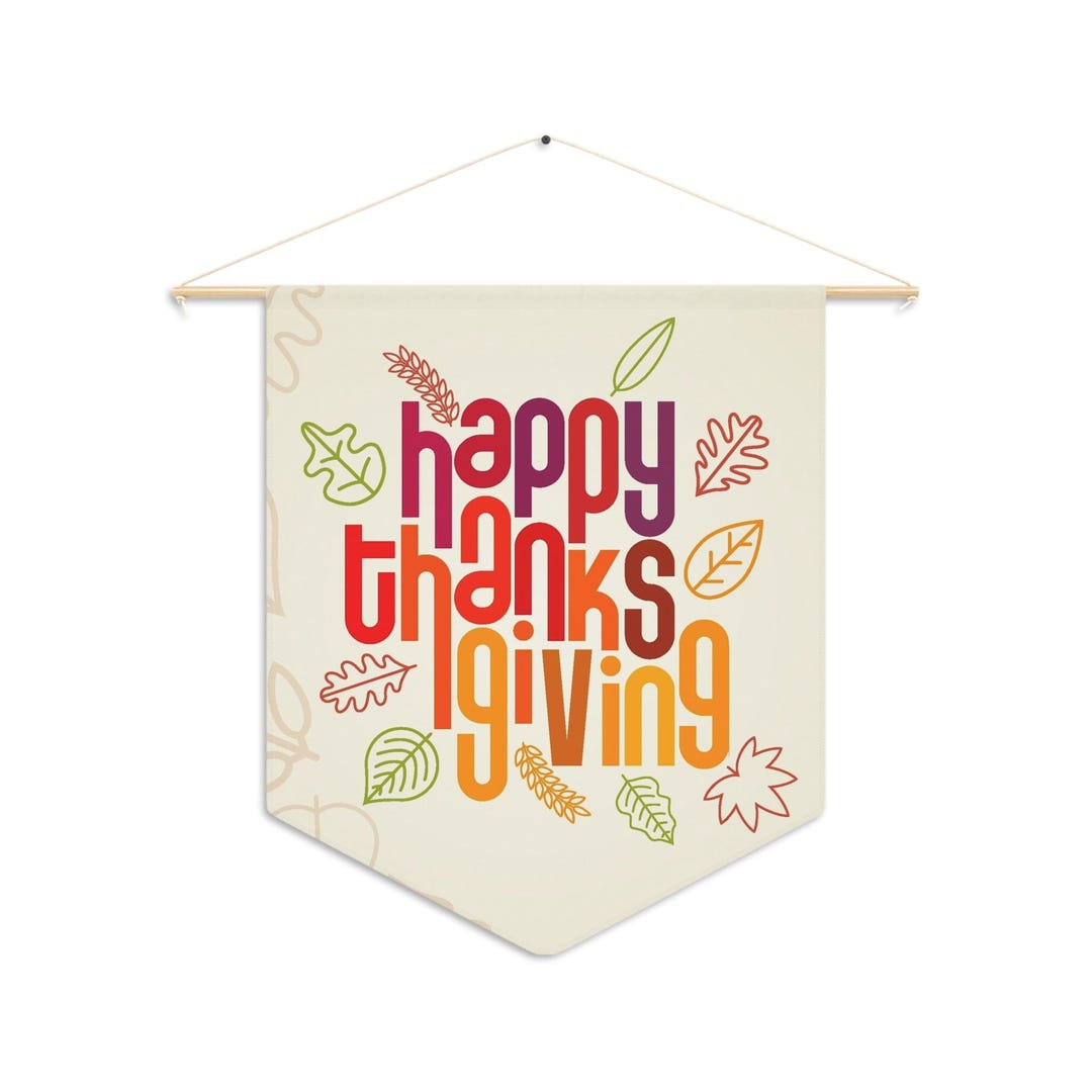 Thanksgiving Pennant Thanksgiving Sign - Etsy