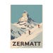 Zermatt Poster, Zermatt Art Print, Zermatt Switzerland SKI RESORT ...