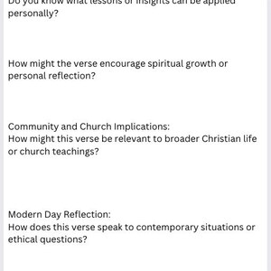Digital Scripture Study Guide: Verse Analysis Template & Journaling ...