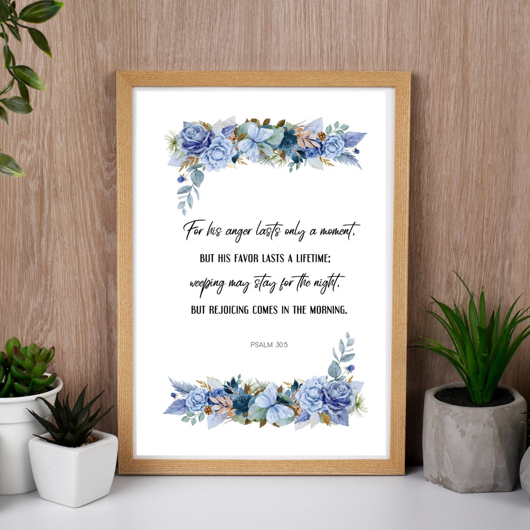 Bible Verse Wall Art Scripture Printable Wall Decor - Etsy