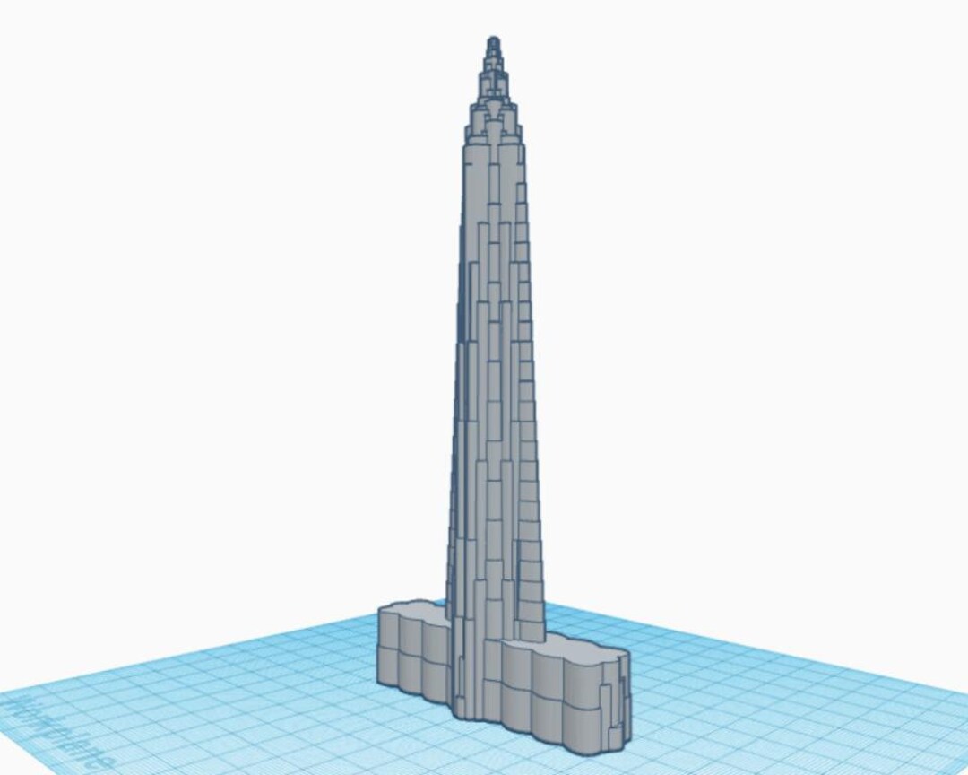 3D Building Design for 3D Printing - STL File, Printable Building, Art ...