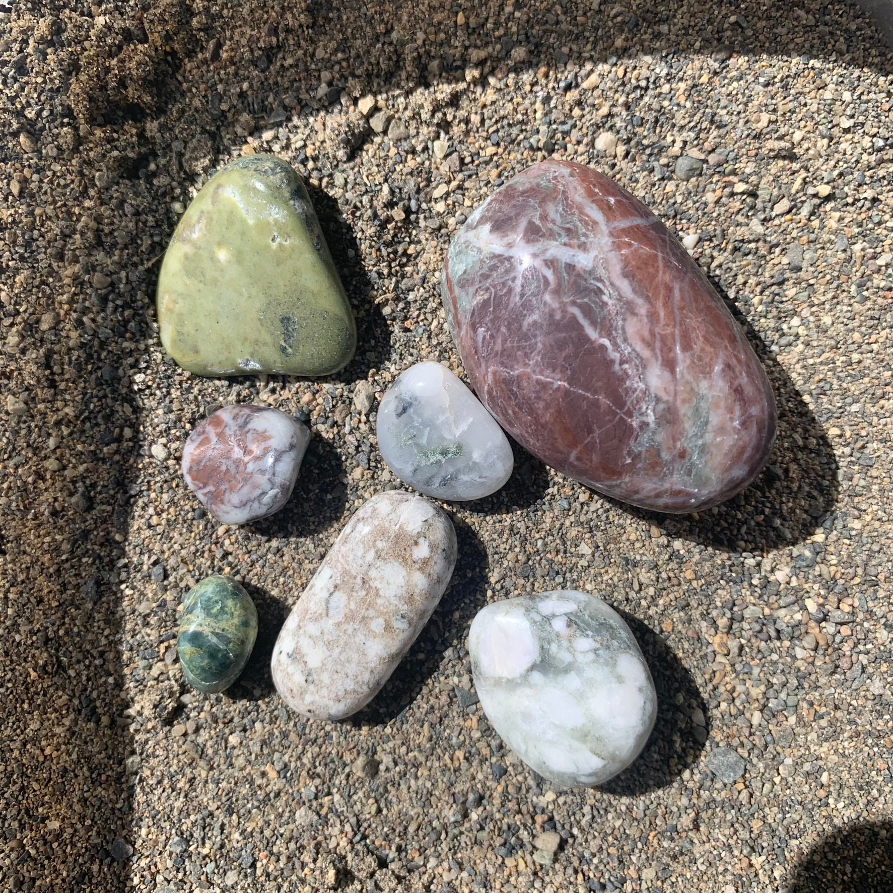 Tumbled & Polished Ocean Rocks - Beach Stones - Pacific Ocean - Jasper ...