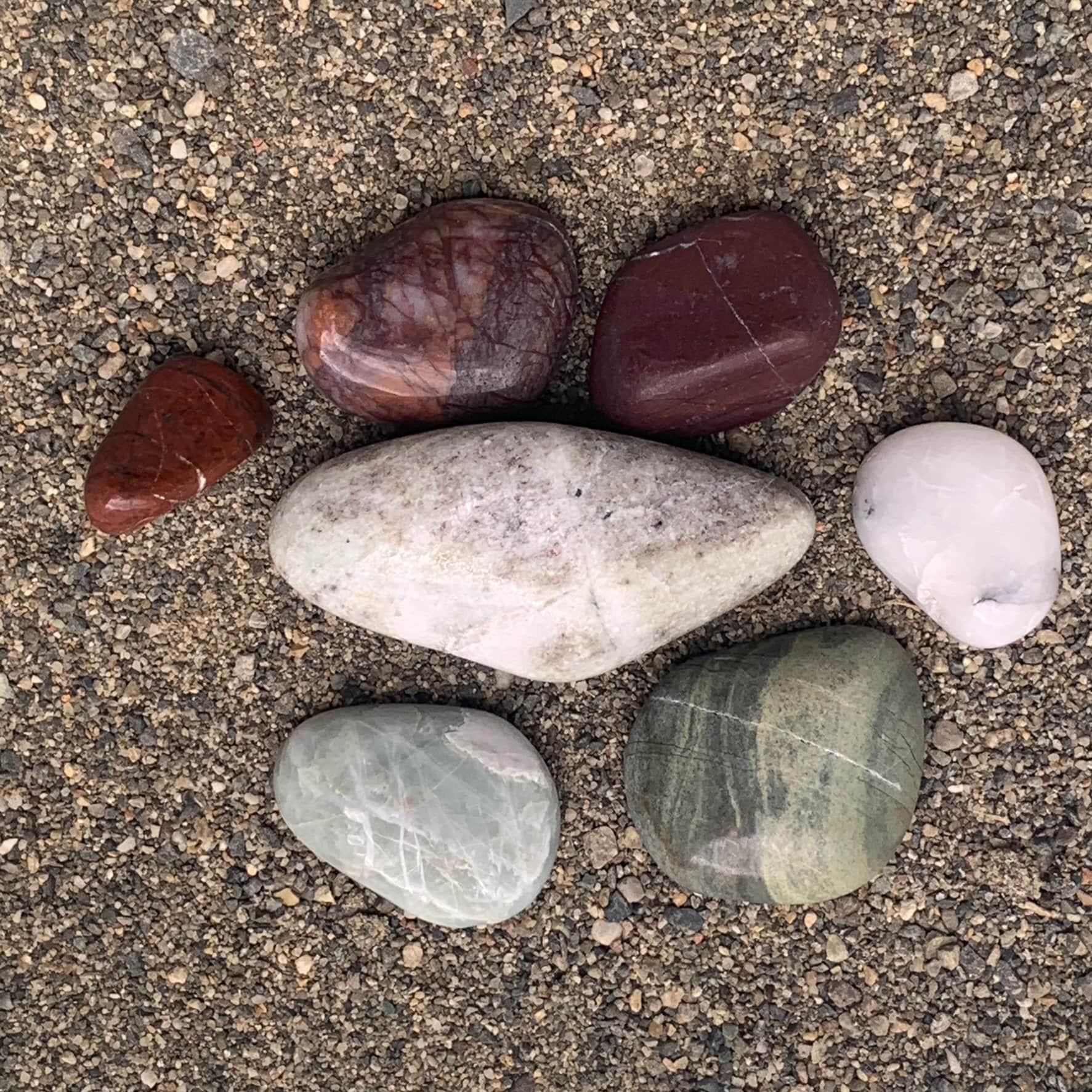 Tumbled & Polished Ocean Rocks Beach Stones Pacific Ocean - Etsy