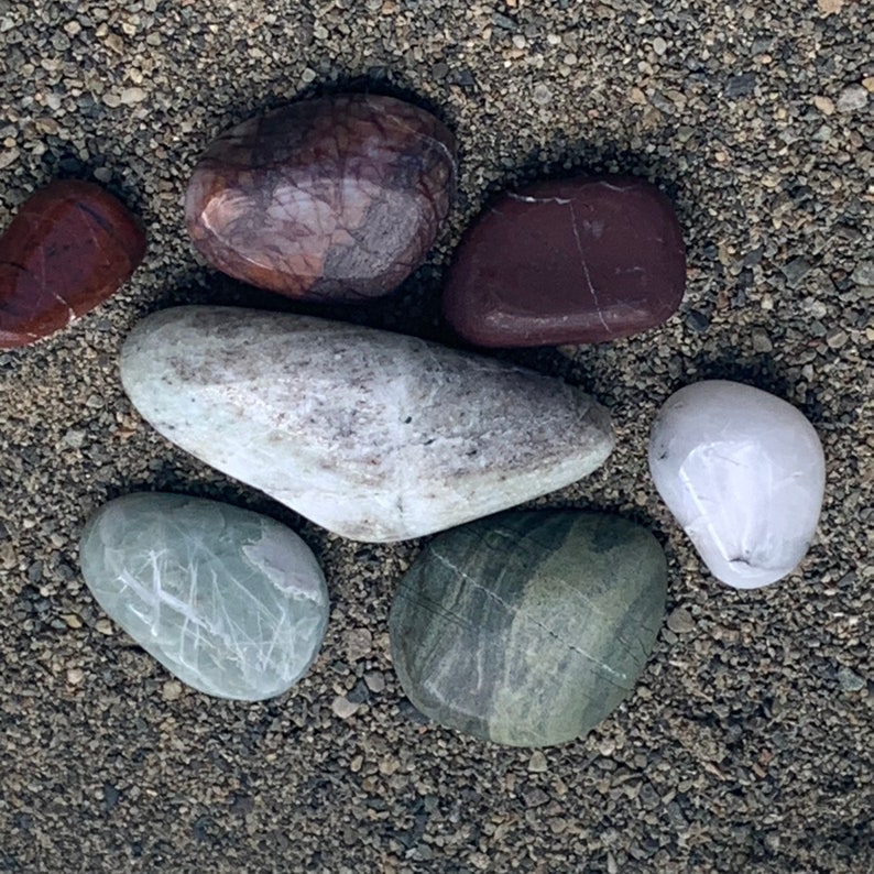 Tumbled & Polished Ocean Rocks - Beach Stones - Pacific Ocean - Jasper ...