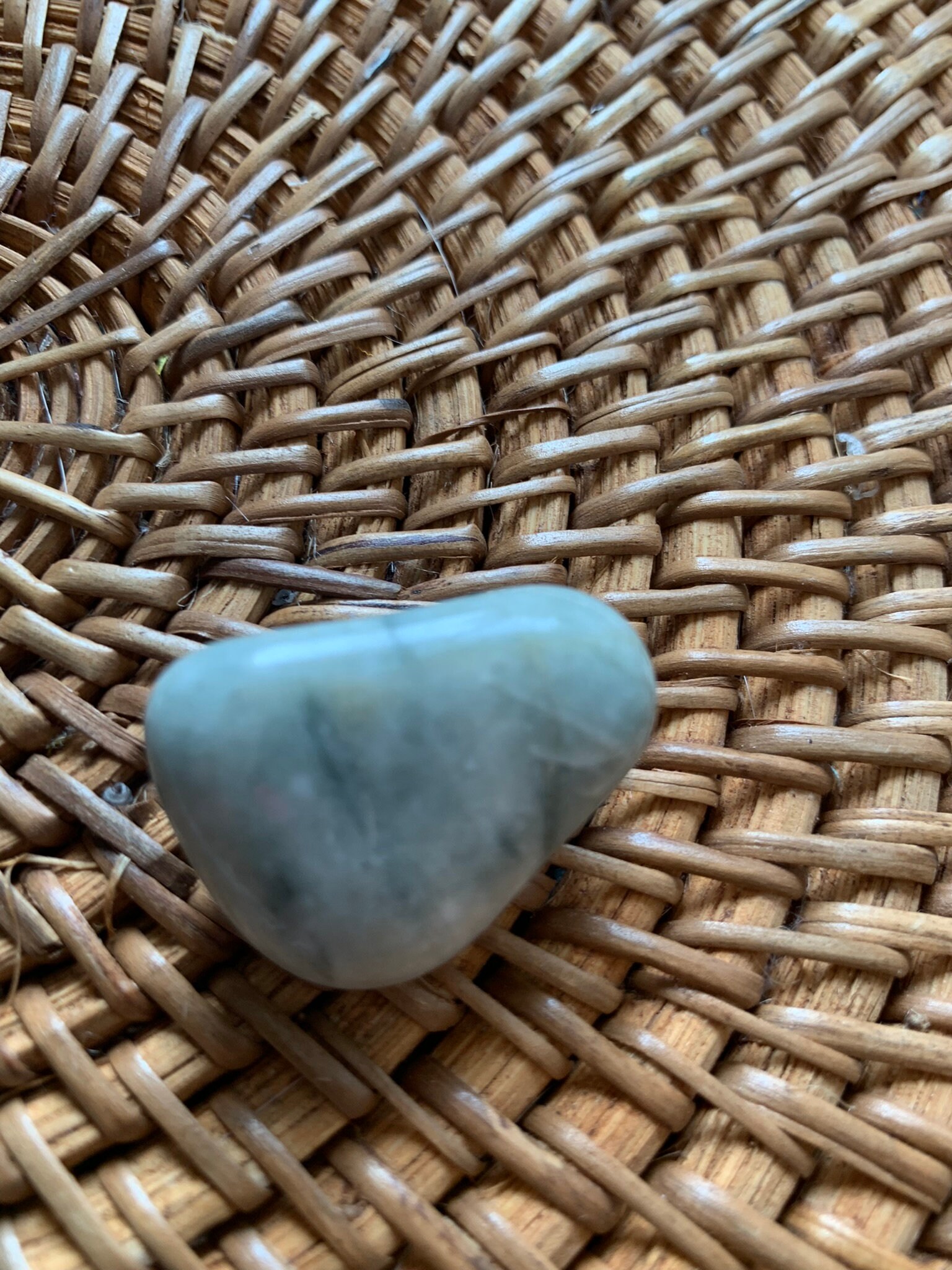 Tumbled Beach Stone Rock Necklace - Cage Necklace - Adjustable - Etsy