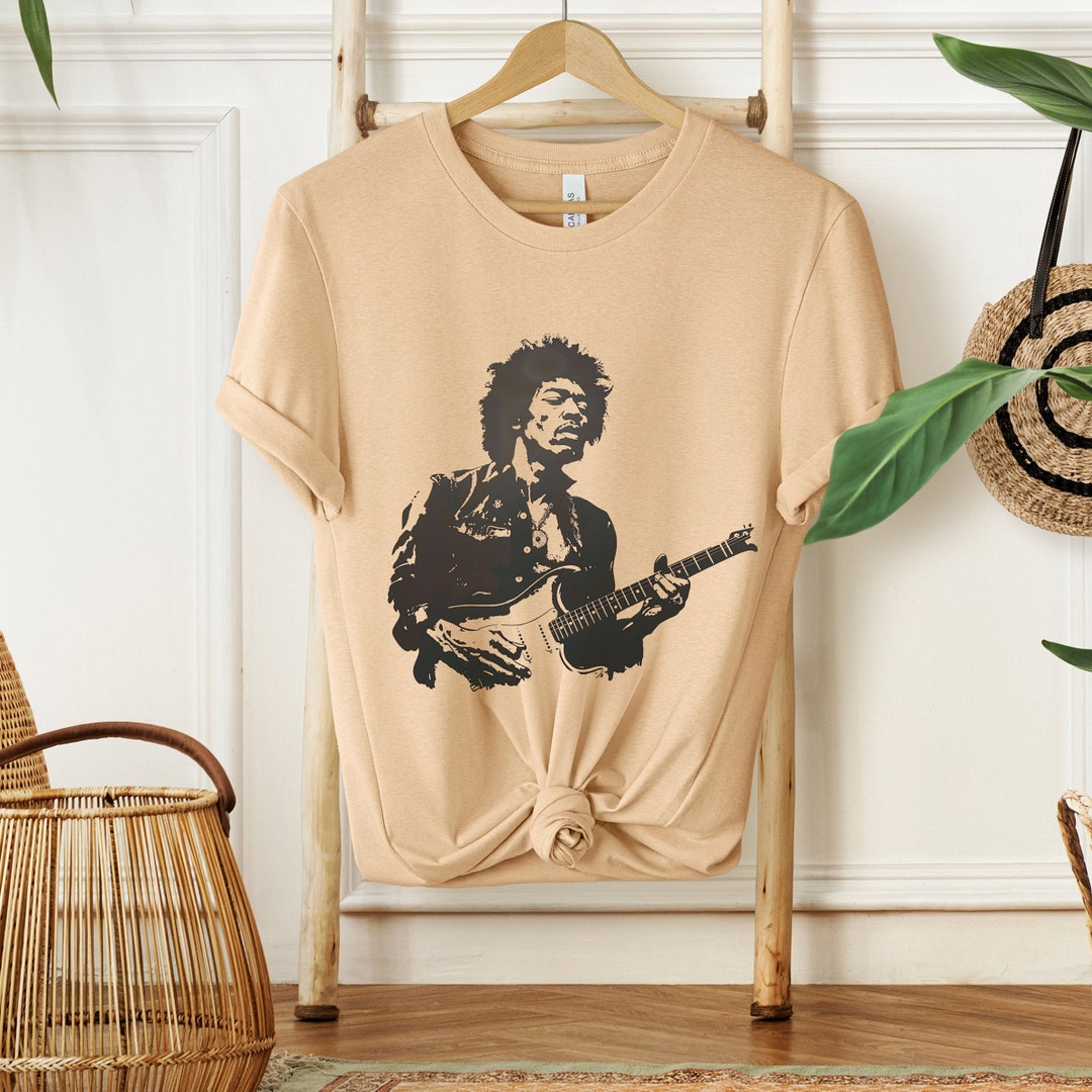Jimi Shirt, Vintage Jimi T-shirt, Classic Rock, Retro Psychedelic Jimi ...