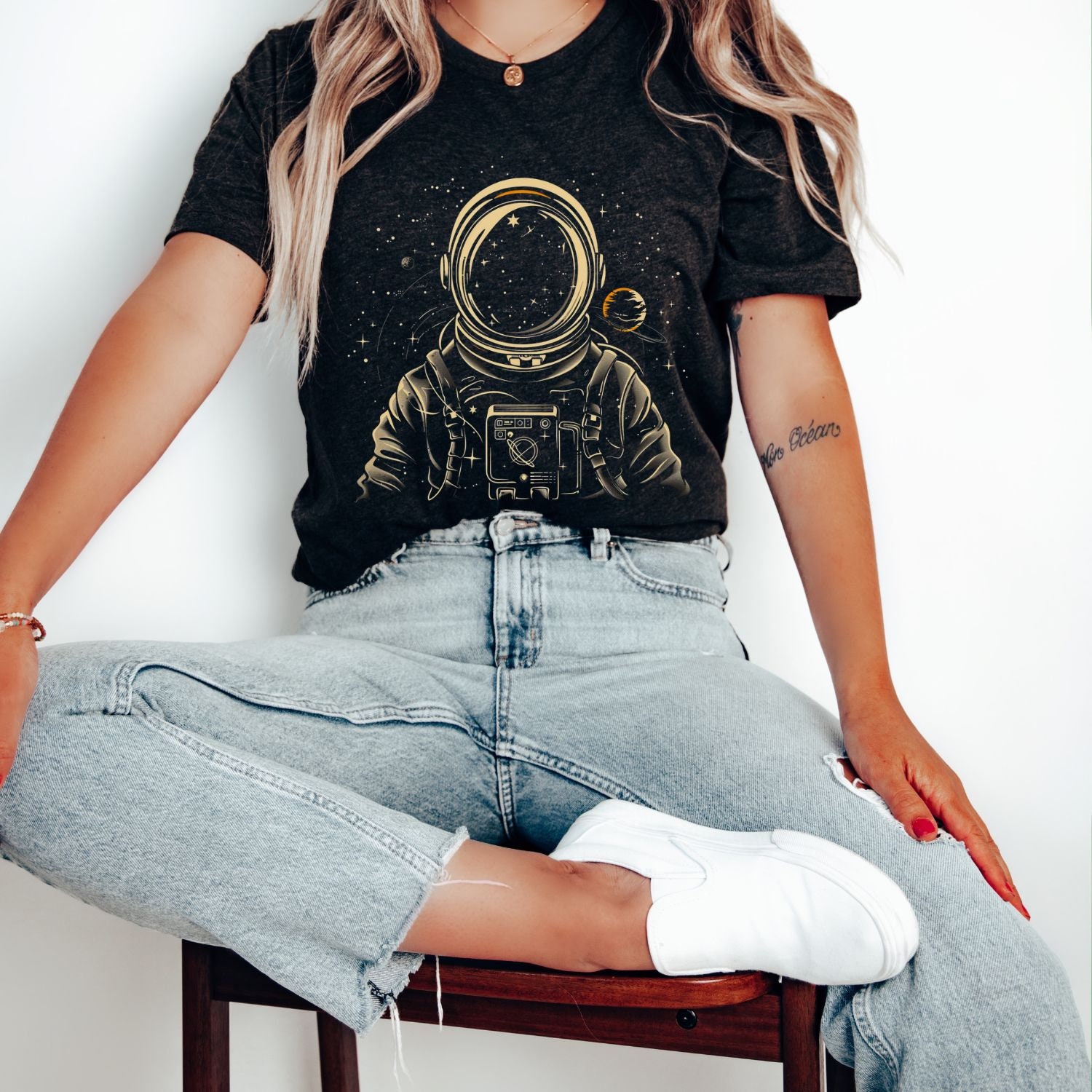 Mens Astronaut Graphic Tee, Astronauts and Space Shirt - Space Tshirt ...