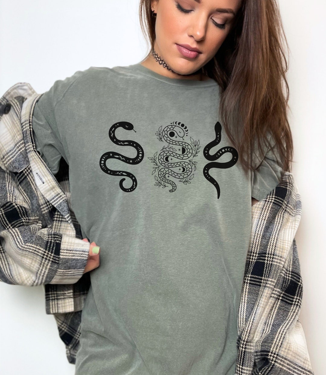 Snakemagic, Forestcore Clothing, Comfort Colors Shirt, Oversized Shirt ...