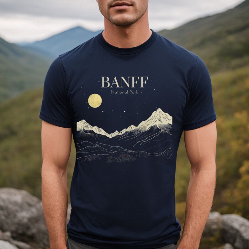 Banff Mountain Shirt, Banff National Park Shirt, Banff Park Camping ...