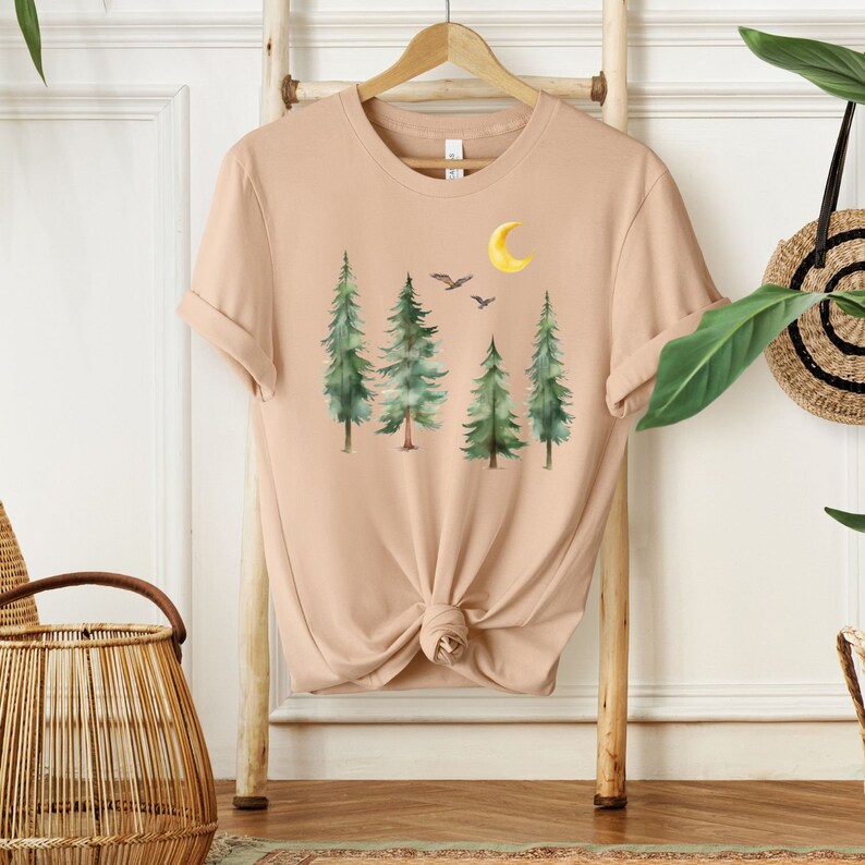 Evergreen Tree Shirt, Forest Shirt, Nature Shirt, Outdoors Shirt ...