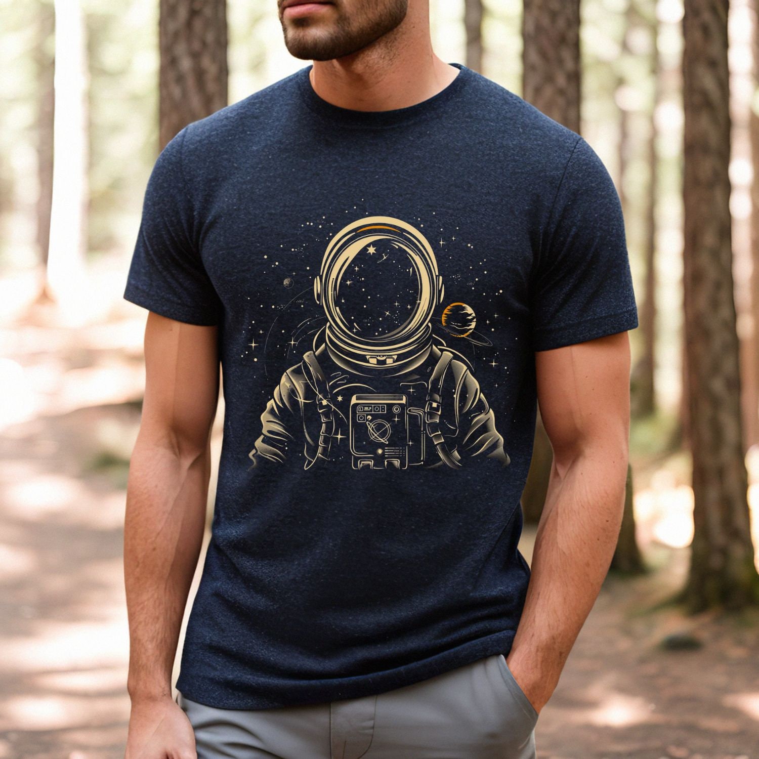 Mens Astronaut Graphic Tee, Astronauts and Space Shirt - Space Tshirt - Astronaut T Shirt Gift ...