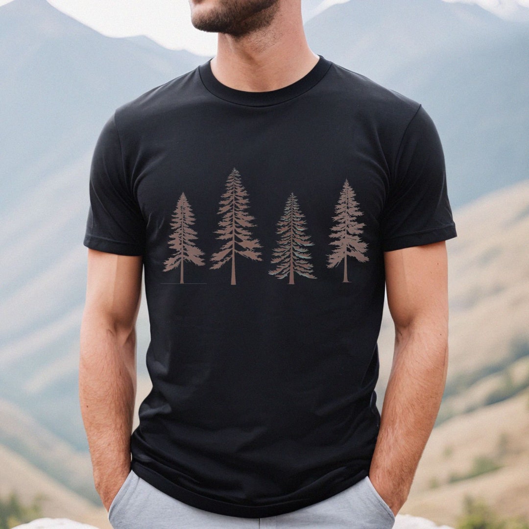Evergreen Tree Shirt, Forrest Shirt, Nature Shirt, Outdoors Shirt ...
