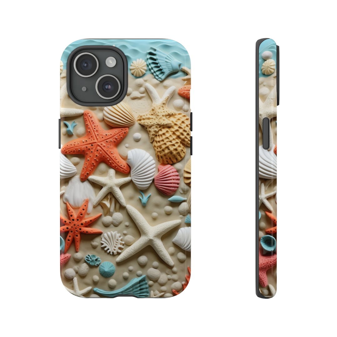 Ocean Floor Sea Shells Nautical Sea Starfish Cell Phone Case - Etsy