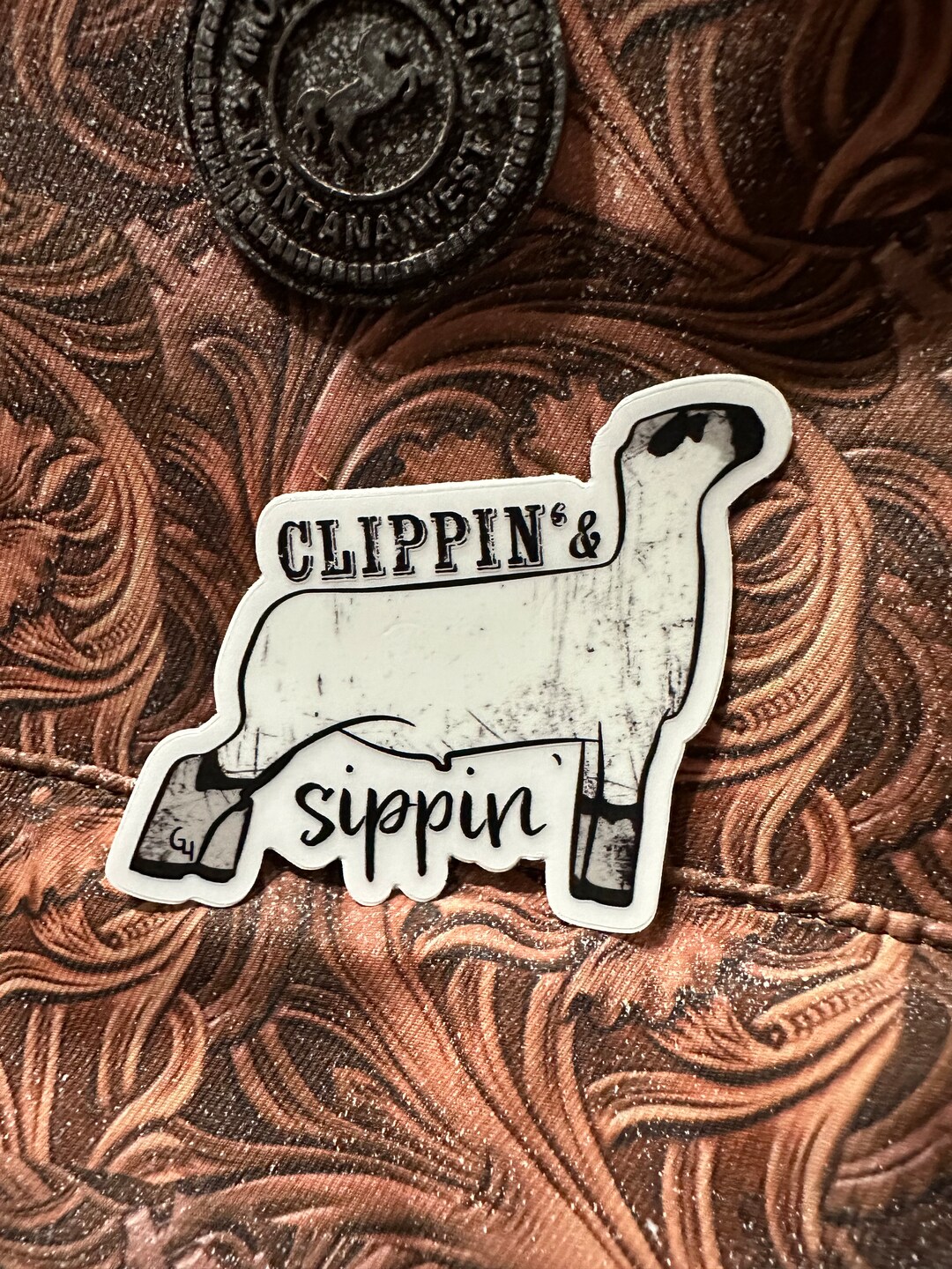 Show Lamb, Clippin and Sippin, Stockshow, Livestock, Sheep, Sticker ...