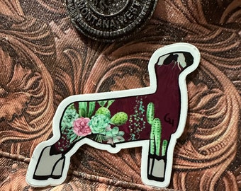 Chasing Sheep Decal - Etsy