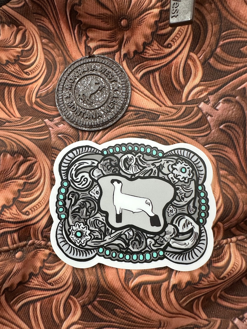 Livestock Sticker Show Box Stock Show Lamb Sticker Show Sheep Livestock ...