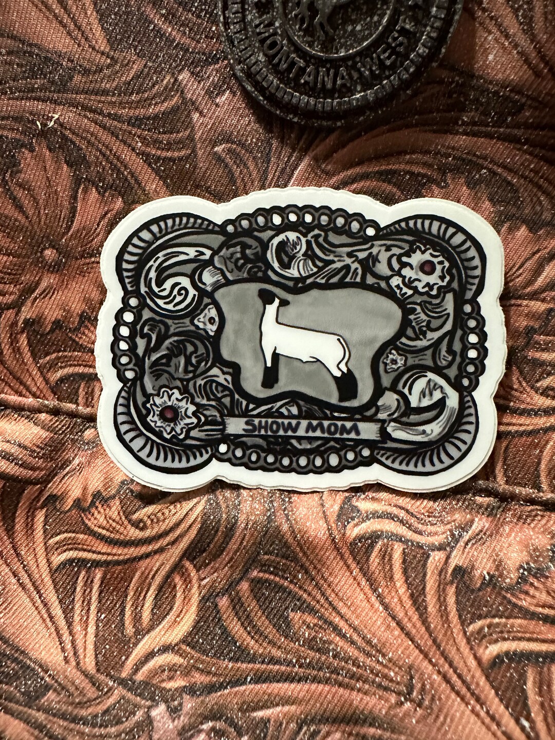 Show Mom Buckle Show Lamb Sticker Decal Stockshow - Etsy