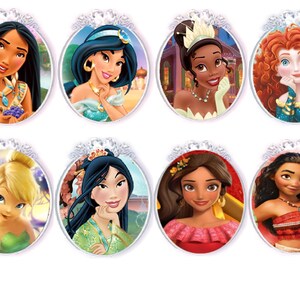 PRINCESS Edible Cake Decoration Sheet Image Topper Custom Belle Elsa ...
