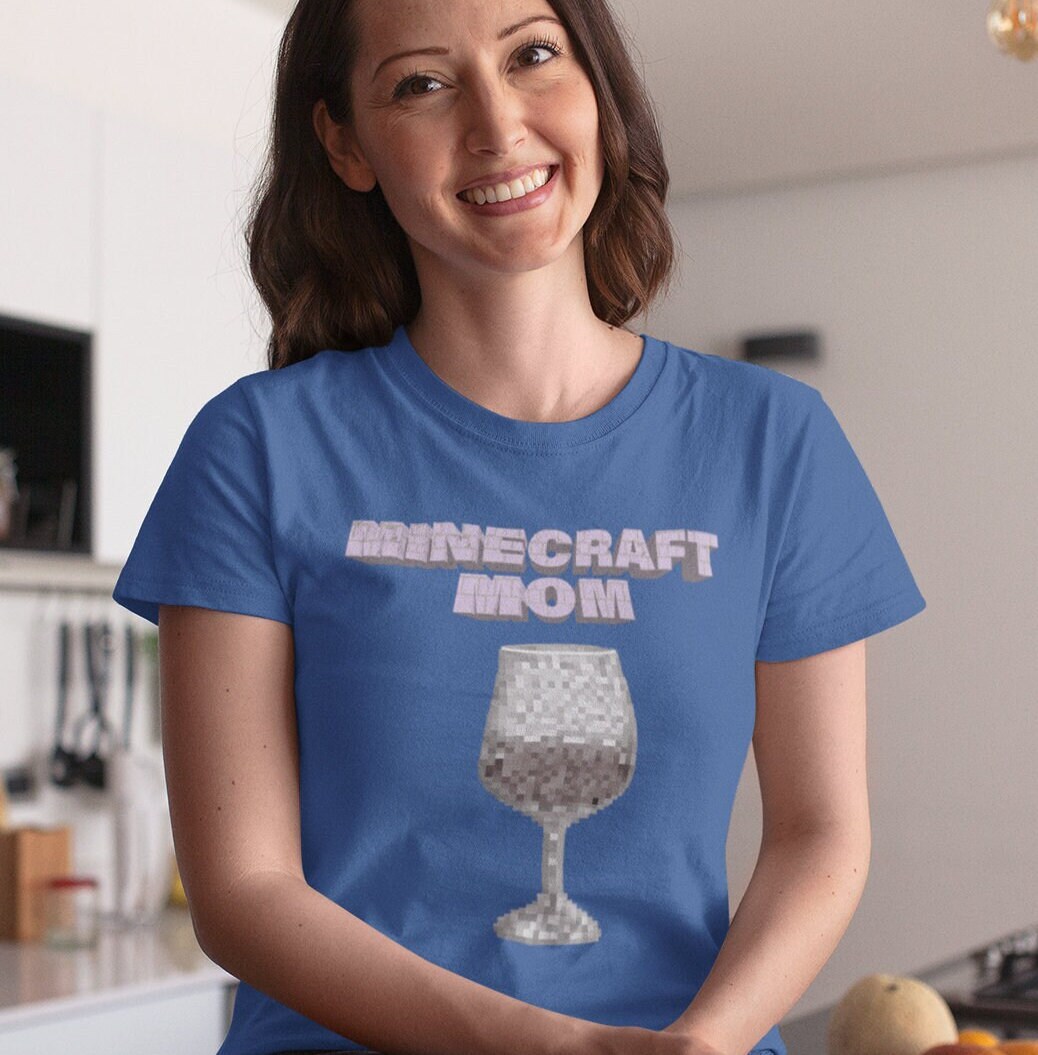 Minecraft T-shirt / Mom T-shirt Minecraft Mom T-shirt - Etsy