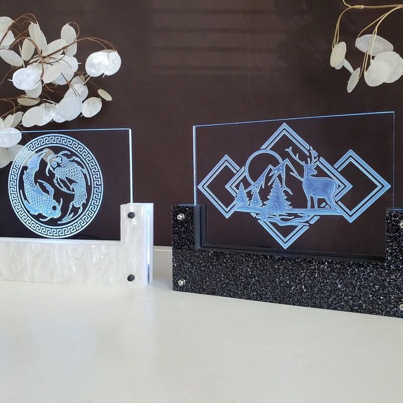 Acrylic Engraved Led - Etsy