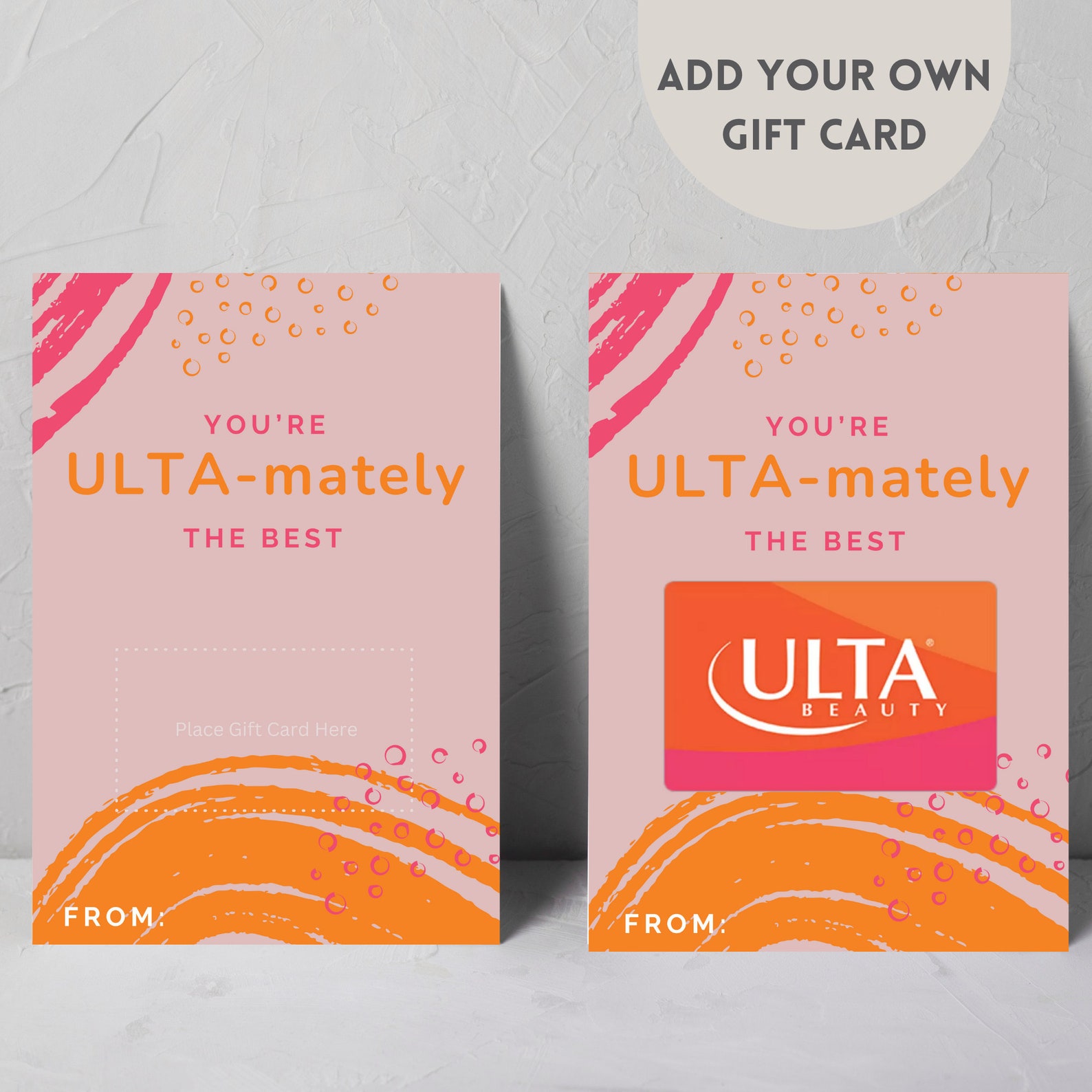 PRINTABLE Ulta-mately the Best | Ulta Gift Card Holder | Friend ...