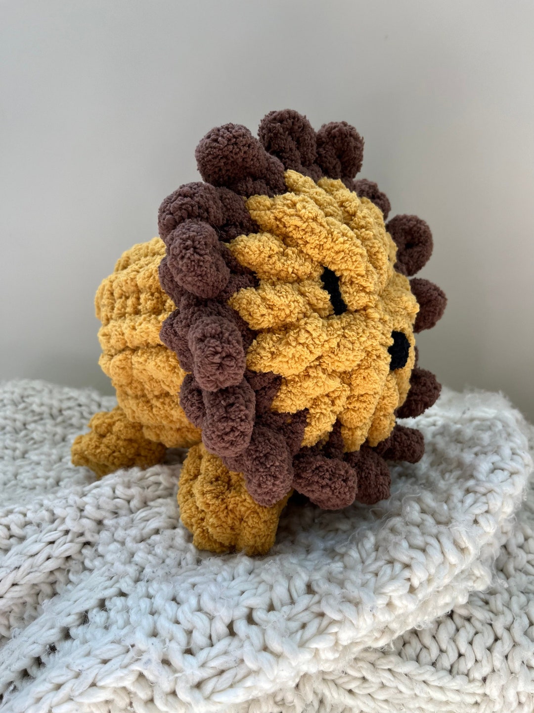 Leo the Lion, Detroit Lion, Lion Stuffed Animal, Knit Lion, Crotchet ...