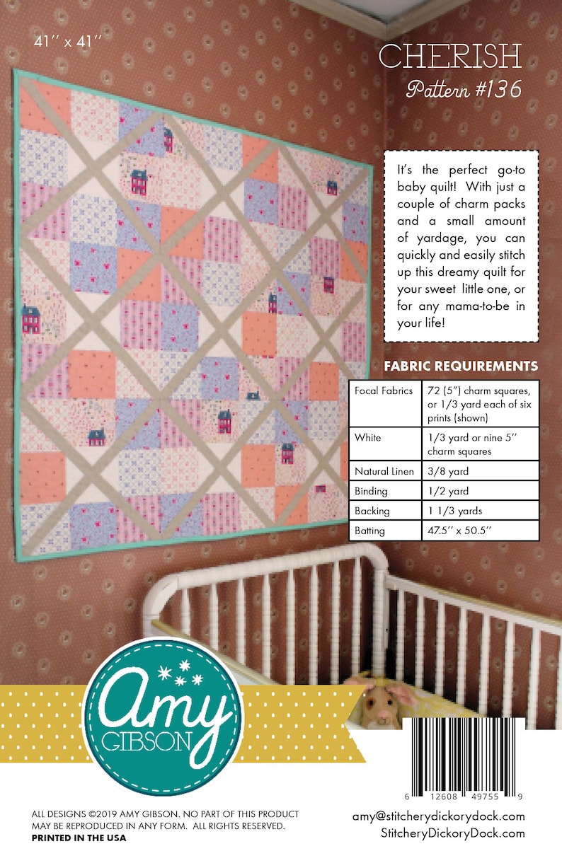 Cherish Quilt Pattern - Etsy