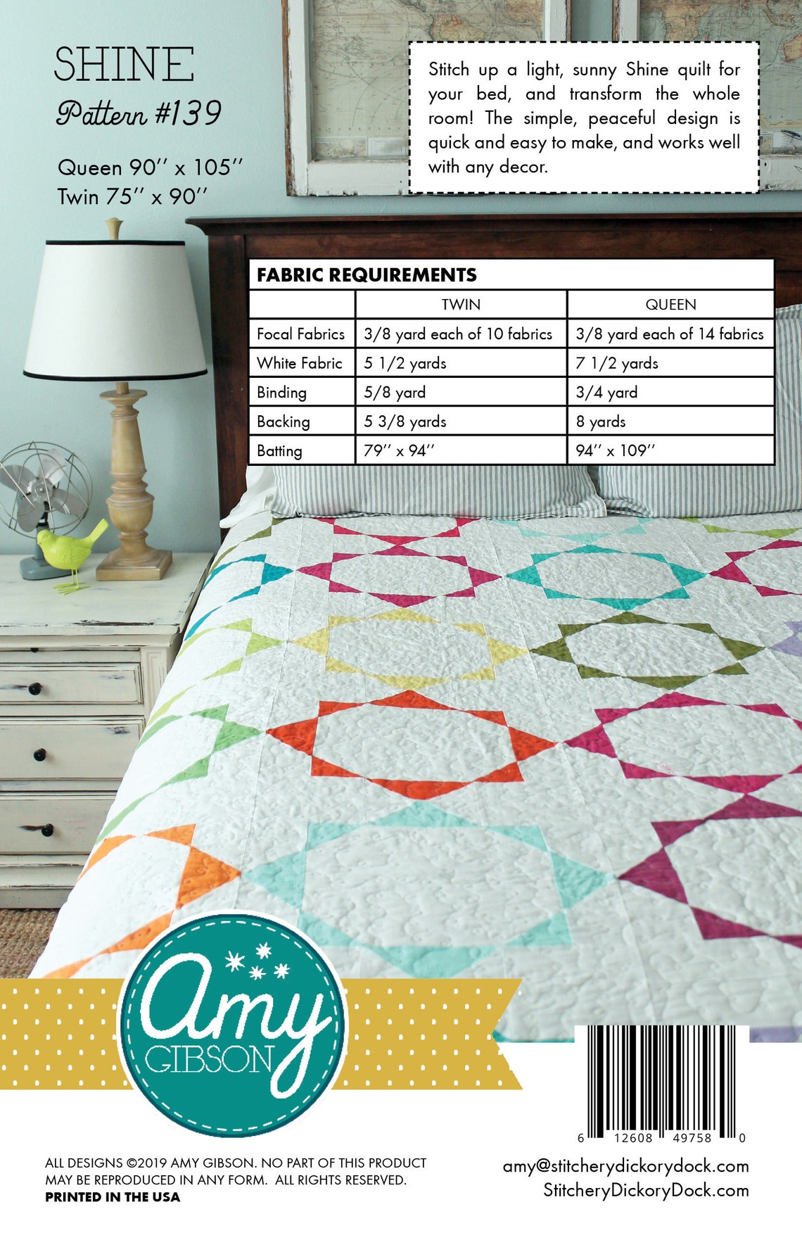 Shine Quilt Pattern - Etsy