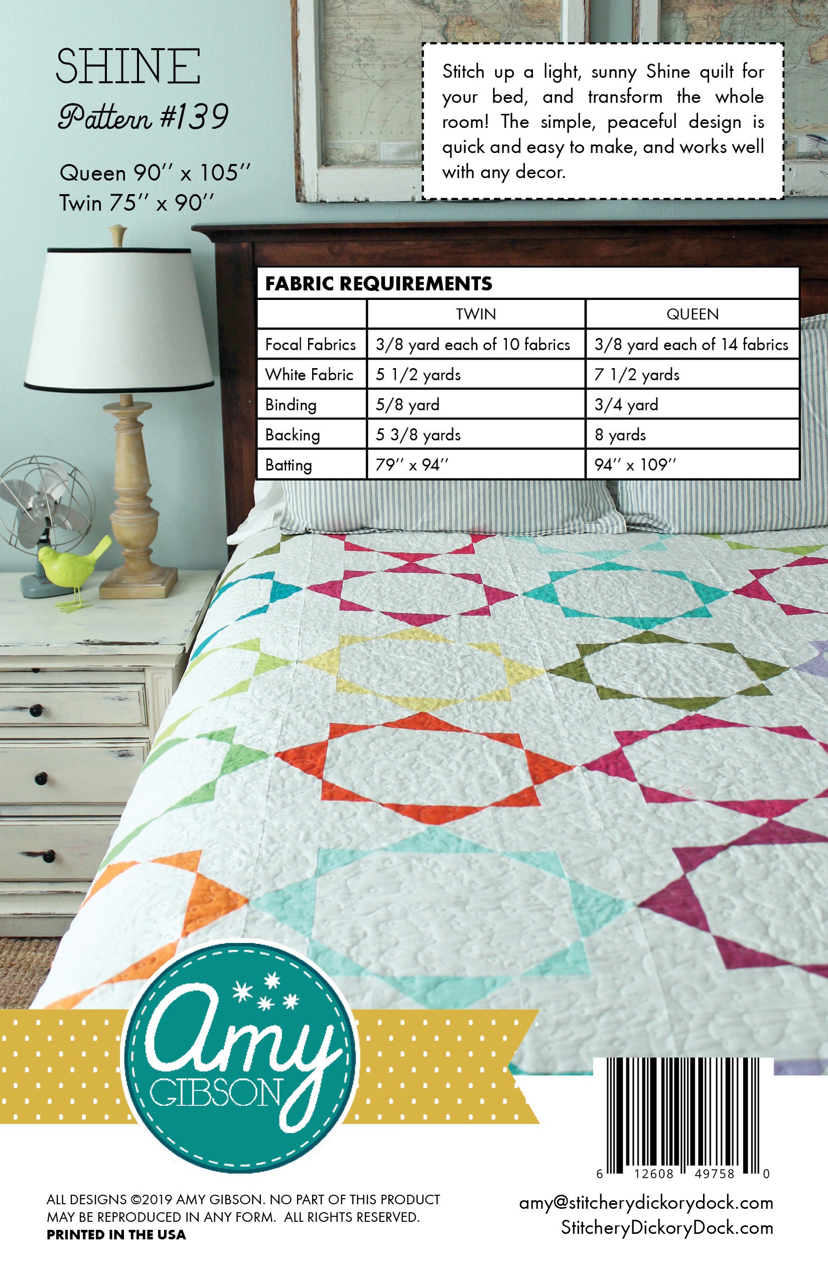 Shine Quilt Pattern - Etsy