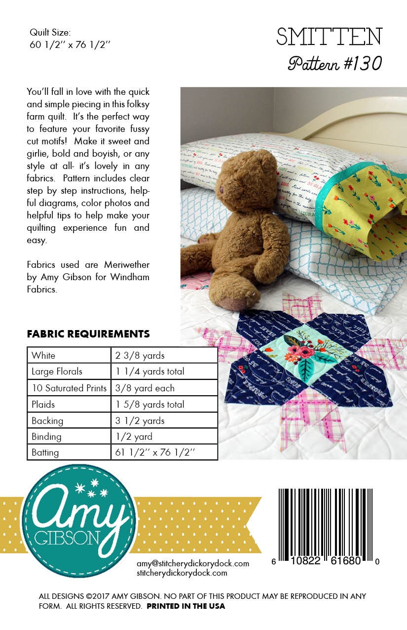 Smitten Quilt Pattern - Etsy