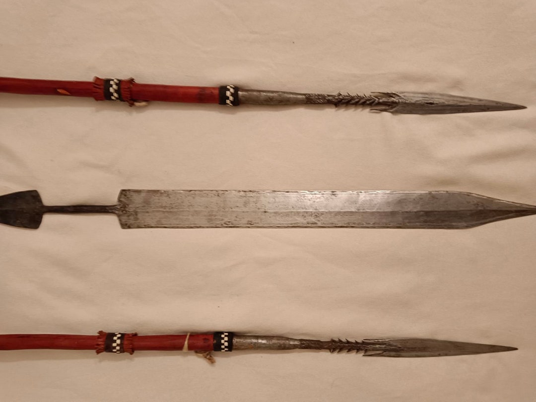 African Lance From the Early 20th Century. - Etsy