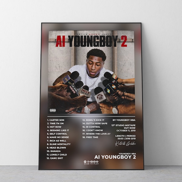 Youngboy Album Cover Poster - Etsy