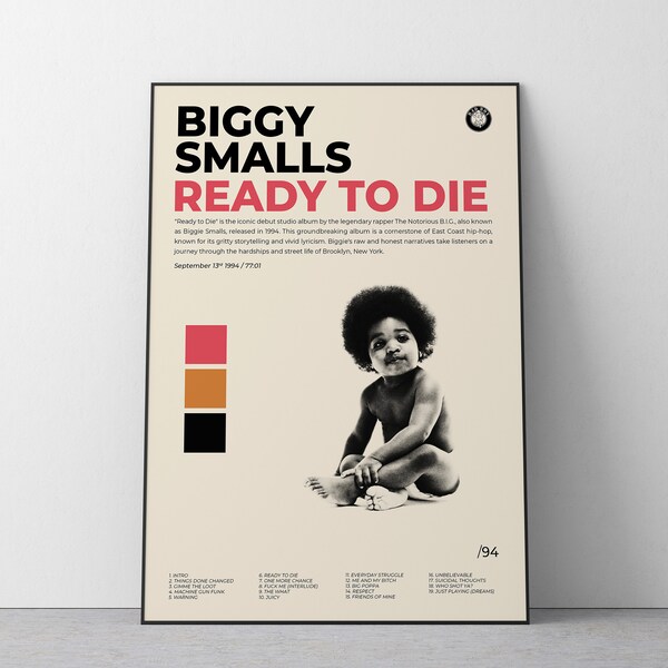 The Notorious Big Album Cover - Etsy