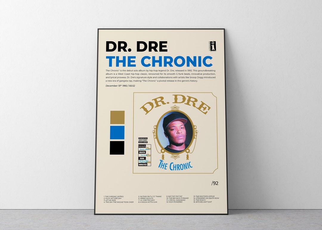 Album Poster the Chronic Dr. Dre Dr. Dre Poster Album - Etsy